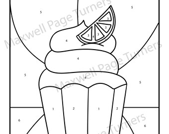 Lemon Paint by Number - Etsy