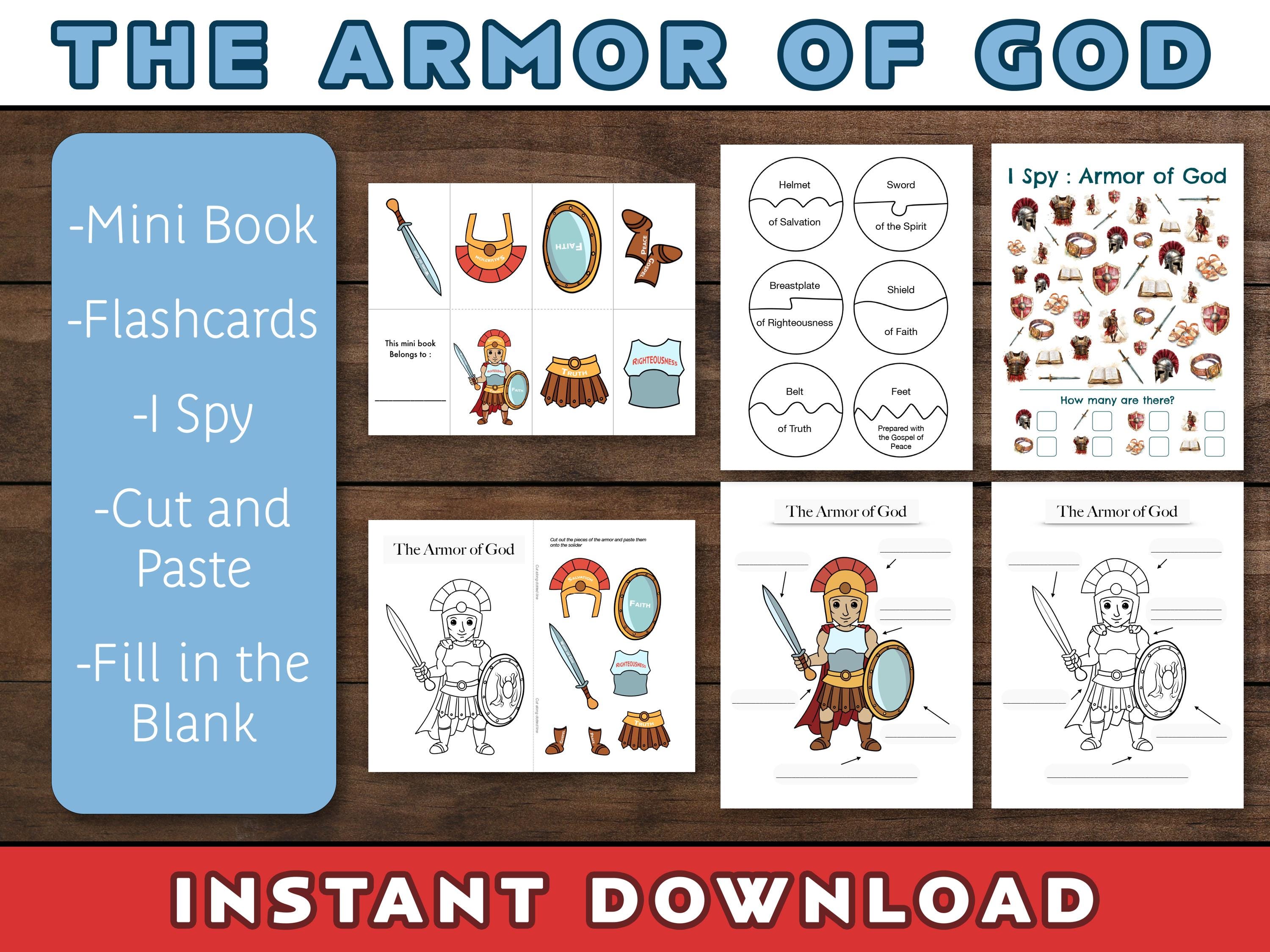 Put on the Full Armor of God Worksheet & Activity Bundle | Bible ...