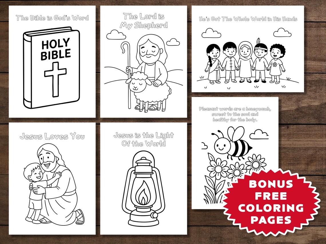 Bible Coloring Sheets | Animal ABC Book | Alphabet Book | God Made the ...