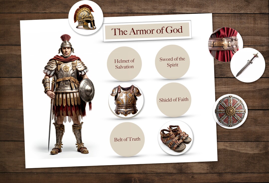 Armor of God Digital Worksheet | Sunday School Bible Class Worksheet ...