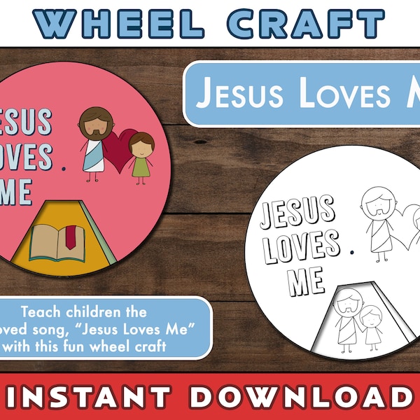 Jesus Loves Me - Etsy