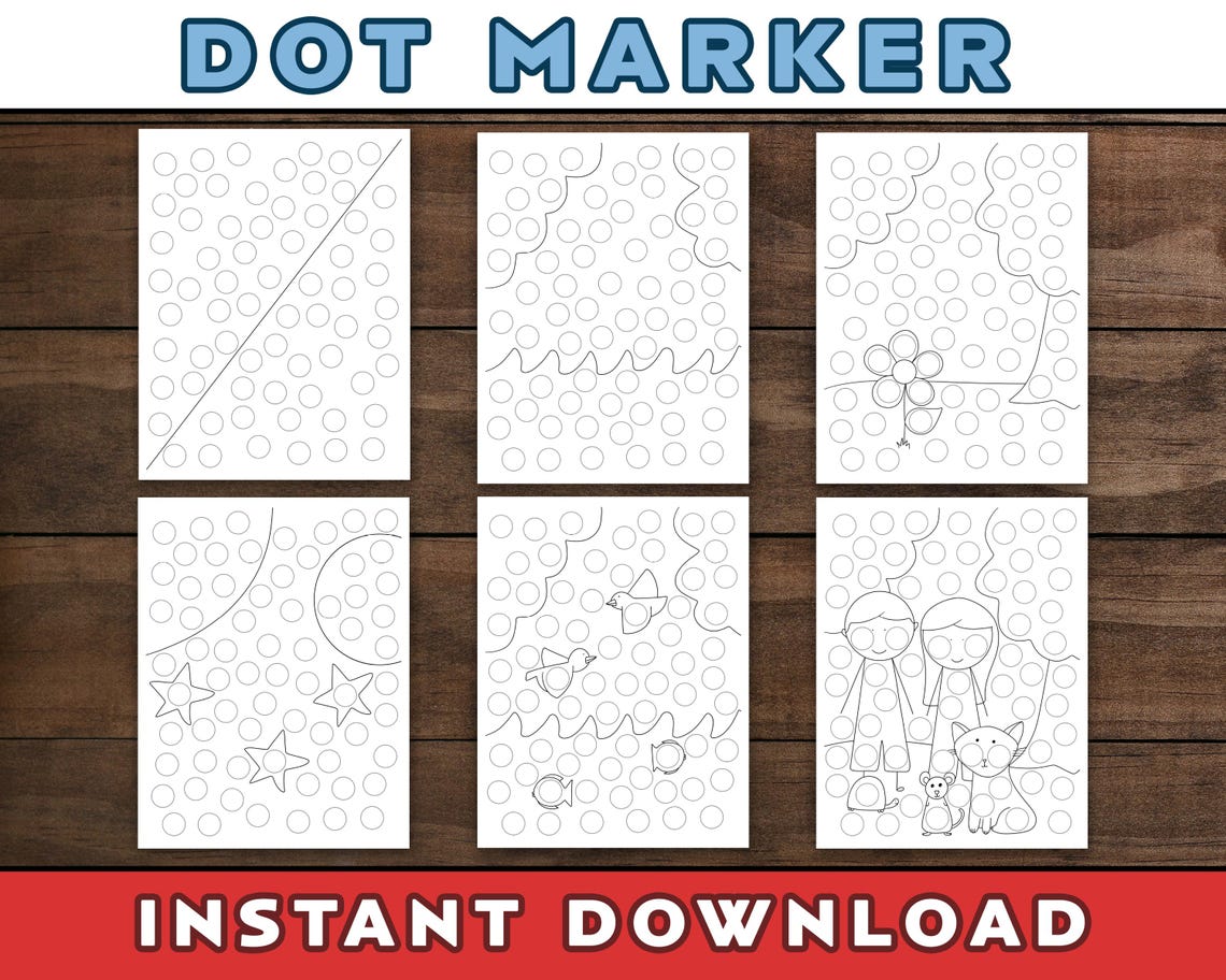 Days of Creation Dot Marker Pages: Bible Class Activity (PDF) - Etsy
