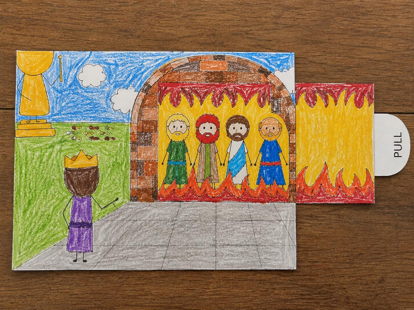 The Fiery Furnace Craft With Shadrach Meschach and Abednego Book of ...