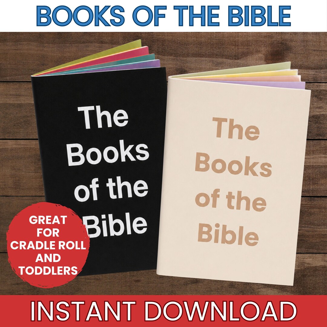Books of the Bible Mini Book Old and New Testament Memorize the Bible ...