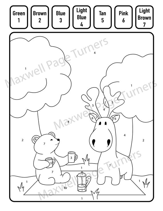 If You Give A Moose A Muffin Coloring Page