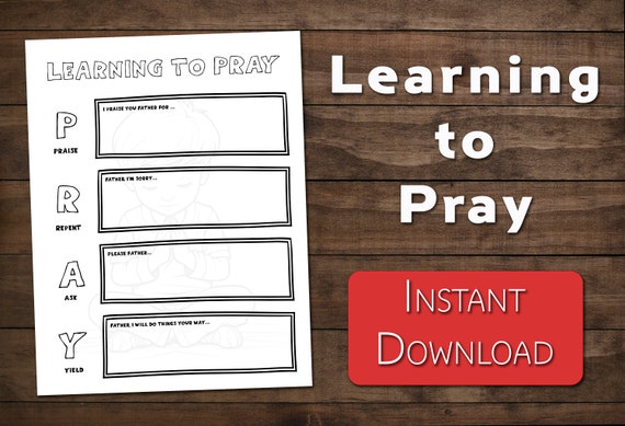 Prayer Sheet For Learning