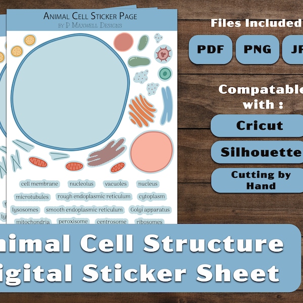 Animal Cell Svg - Etsy