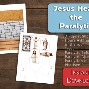 Jesus Heals Paralytic 3D Puppet Show: Sunday School Story (digital ...