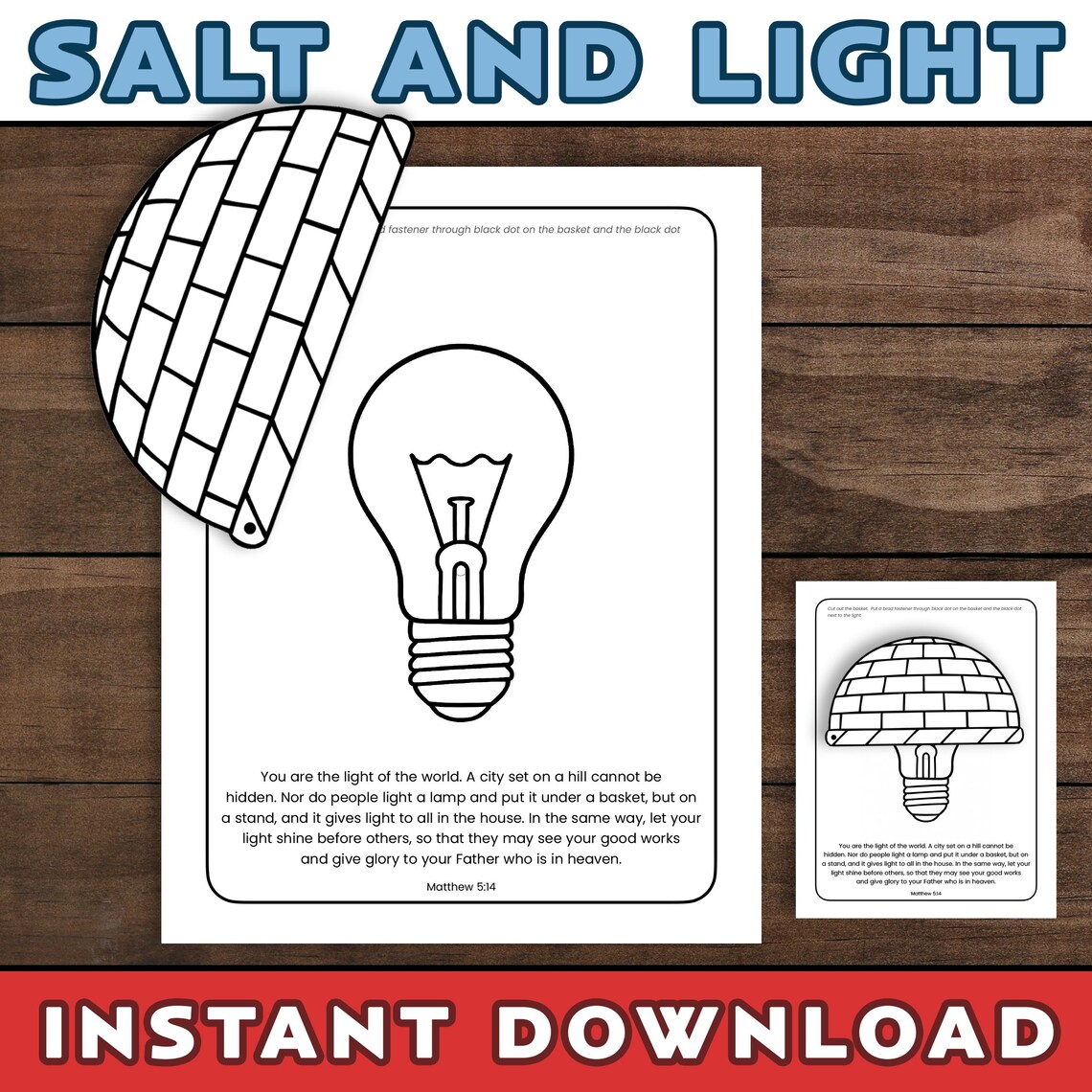 You Are the Light of the World Craft You Are the Salt of the Earth ...
