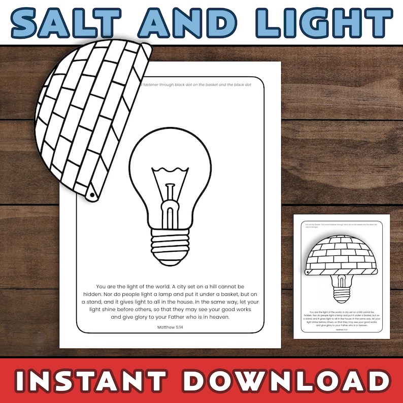 You Are the Light of the World Craft You Are the Salt of the Earth ...