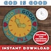 God is Good Clock Craft: Bible Class Wheel Activity (digital Download ...