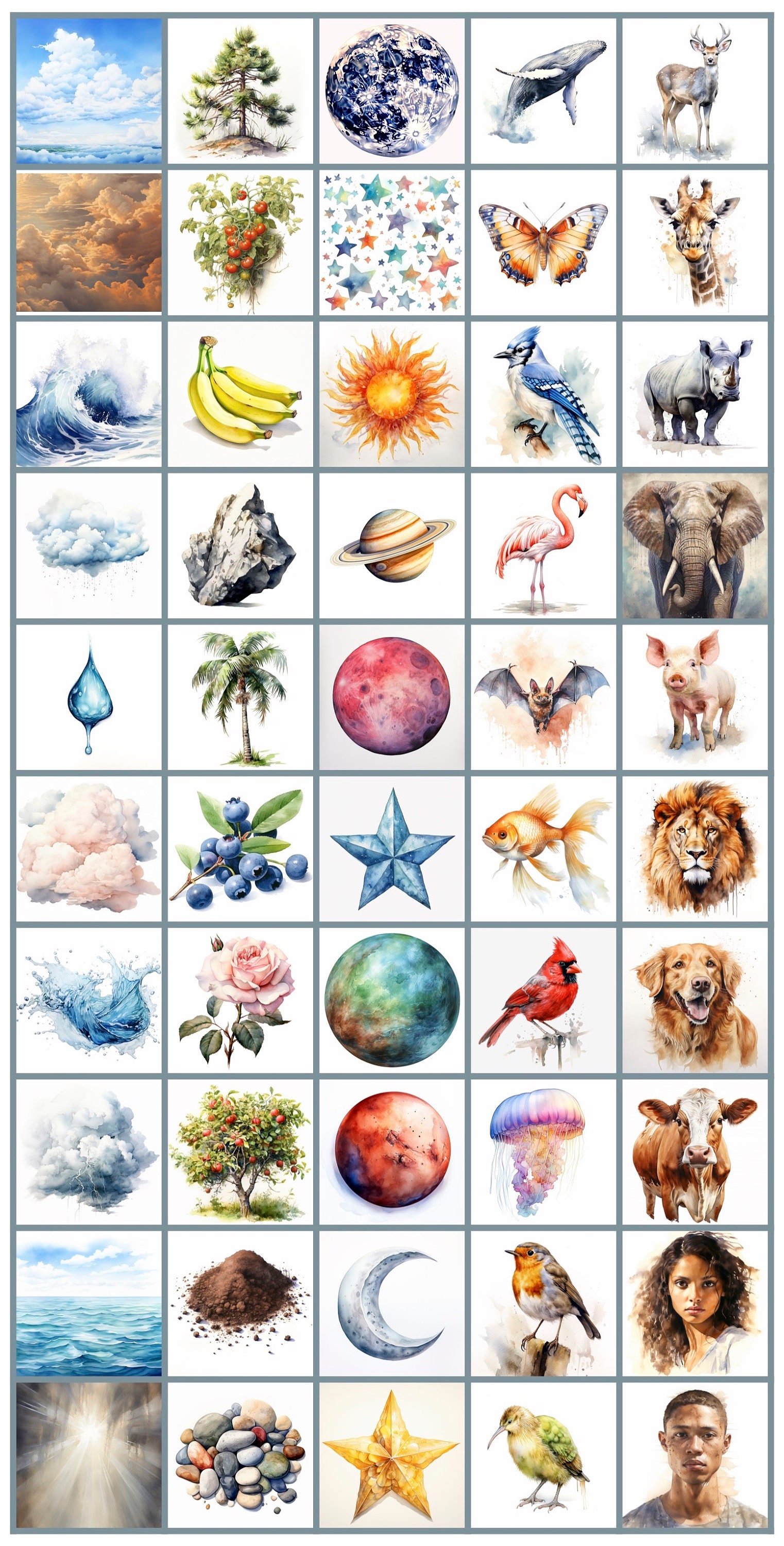 Days of Creation Bingo Game | Sunday School Bingo | Bible Class Bingo ...