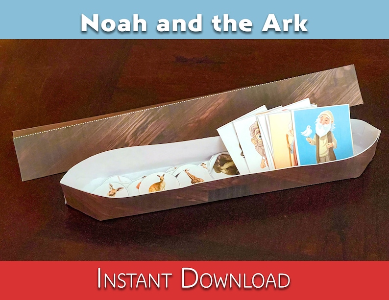 Noah and the Ark 3D Craft Bible Class Craft Sunday School Activity Noah ...