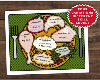 Build a Thanksgiving Plate : What Are You Thankful for Thanksgiving ...