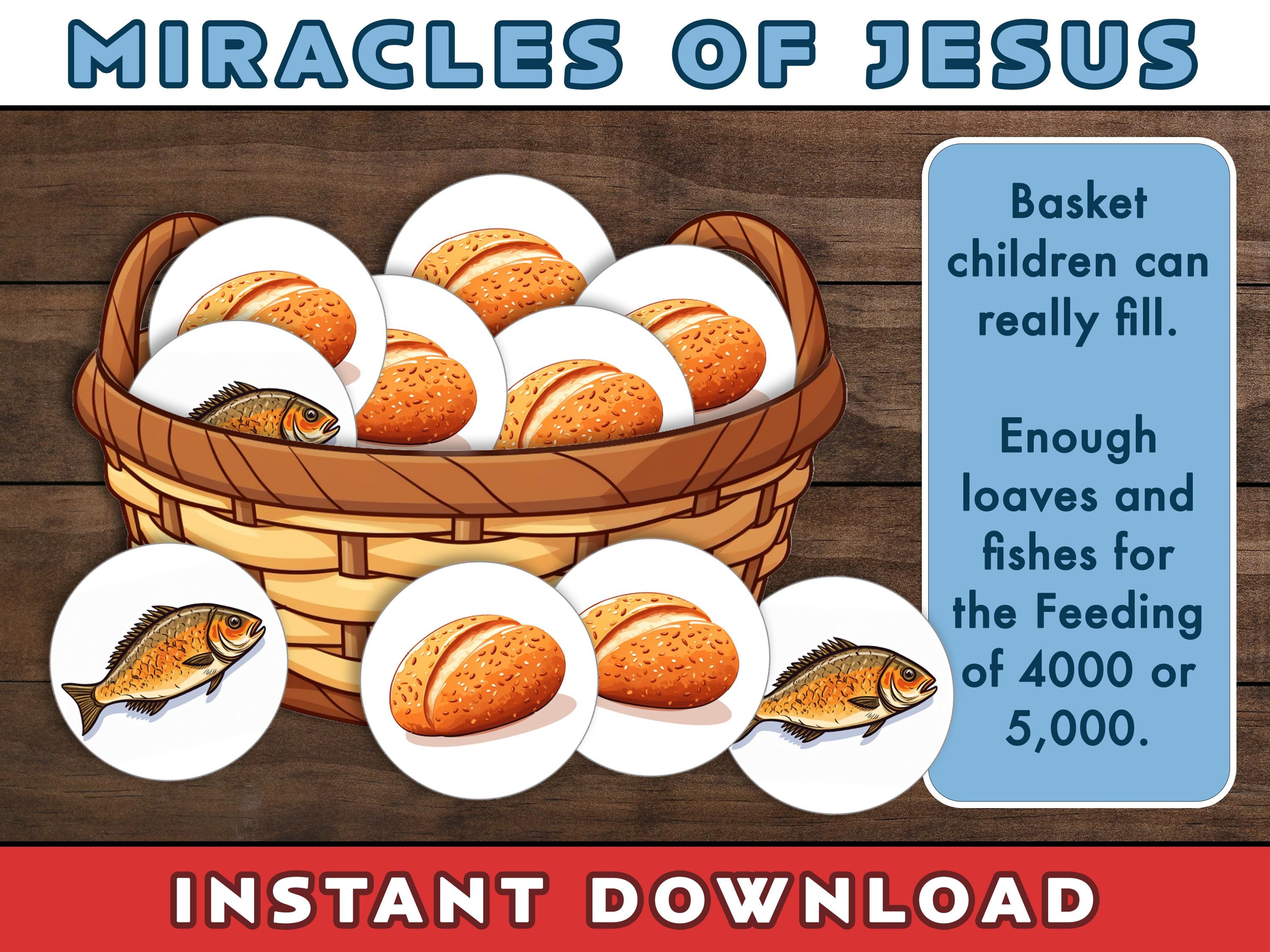 Jesus Feeds the Multitudes | Loaves and Fishes | Feeding of 5,000 ...
