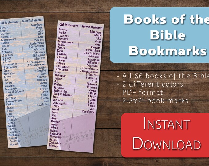 Printable Bookmark | Books of the Bible PLUS DATES | Christian ...