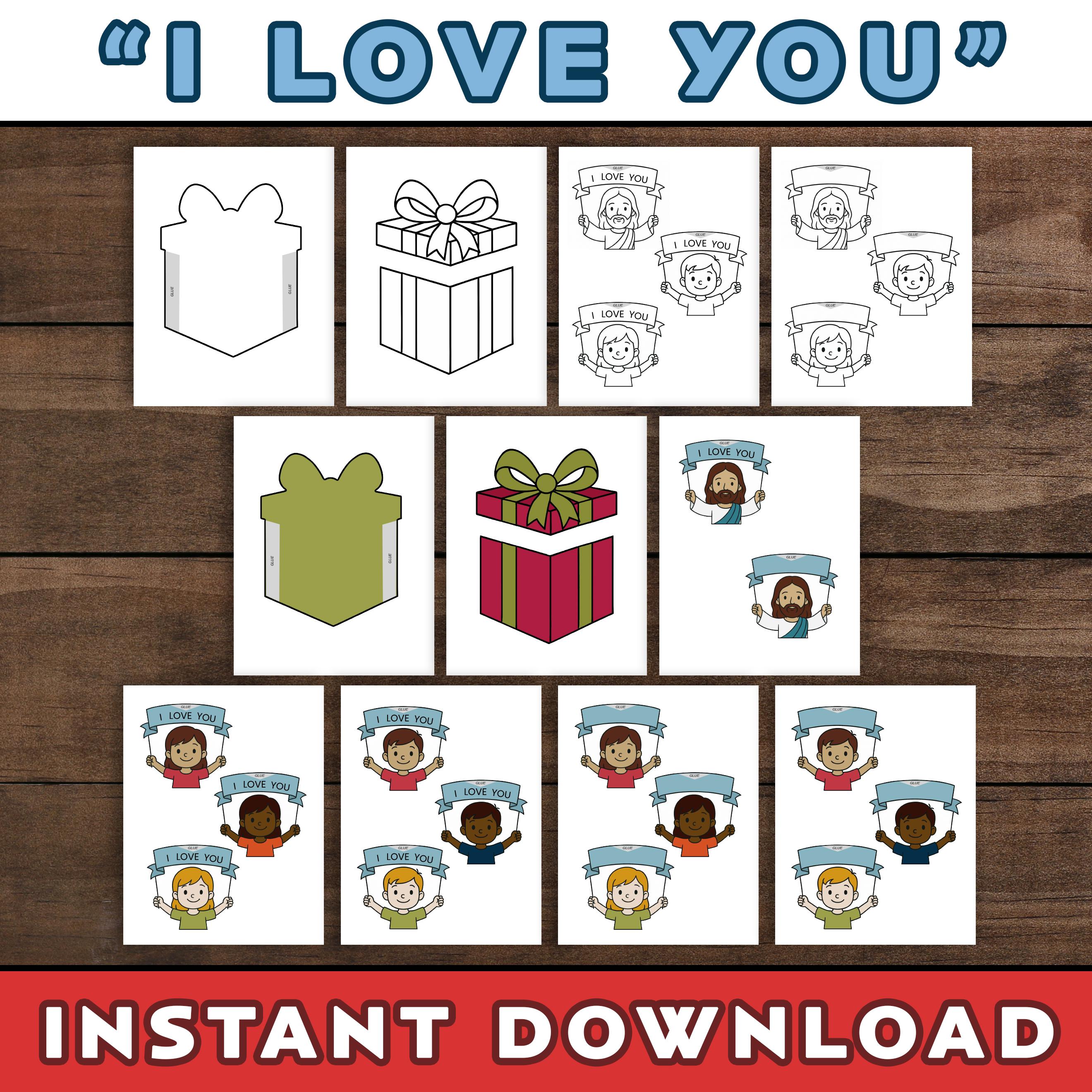Christmas Jesus Craft: Cut & Paste Printable (digital Download) - Etsy