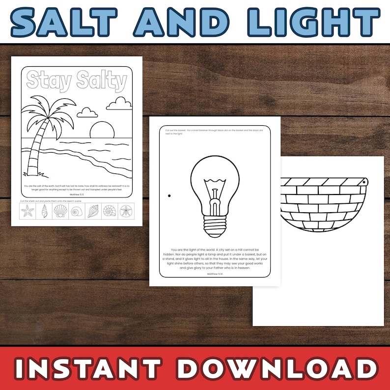 You Are the Light of the World Craft You Are the Salt of the Earth ...