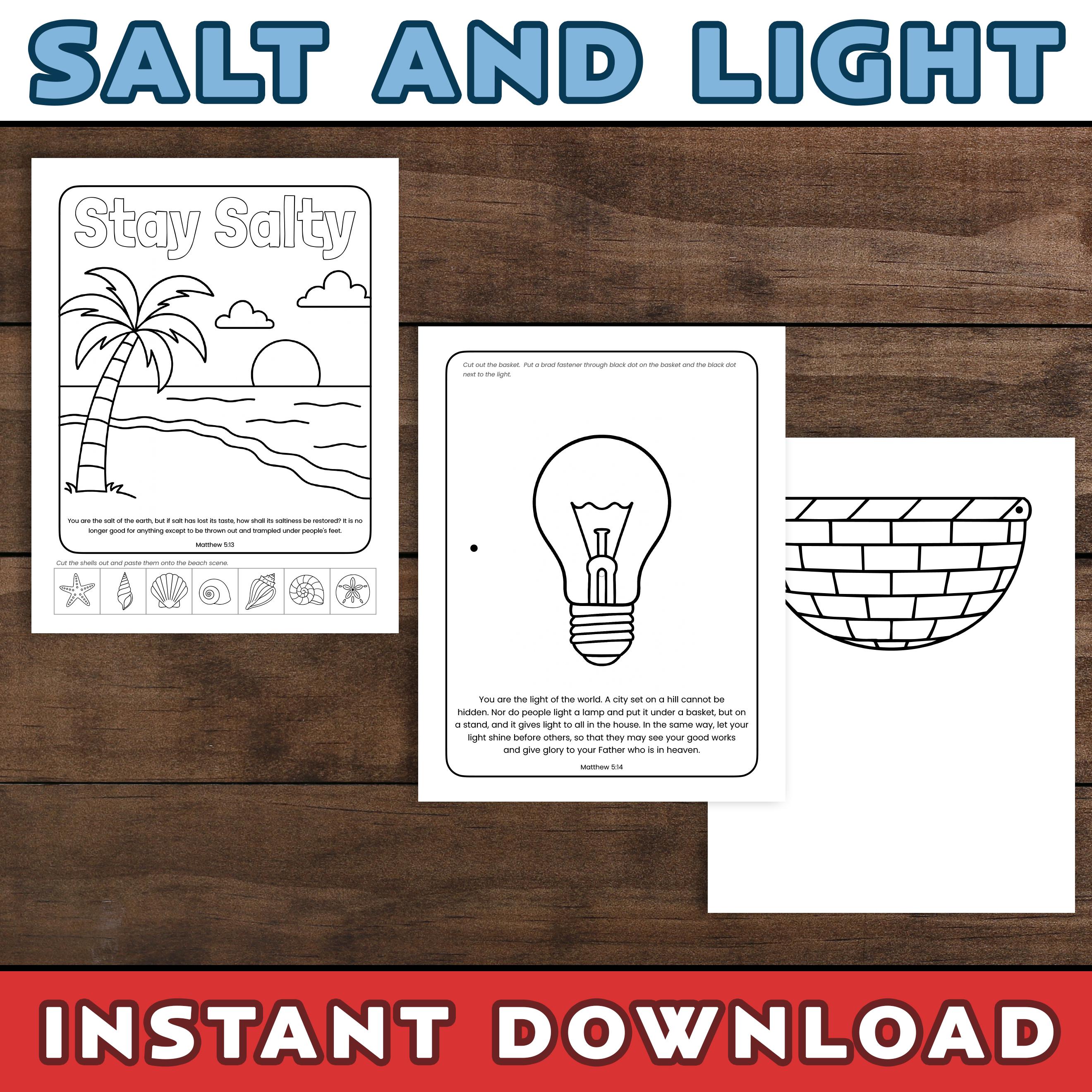 You Are the Light of the World Craft You Are the Salt of the Earth ...