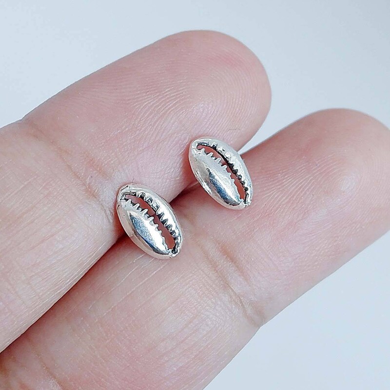 Shell Stud Earrings - Etsy