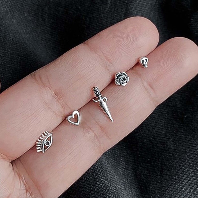 Goth Earrings - Etsy