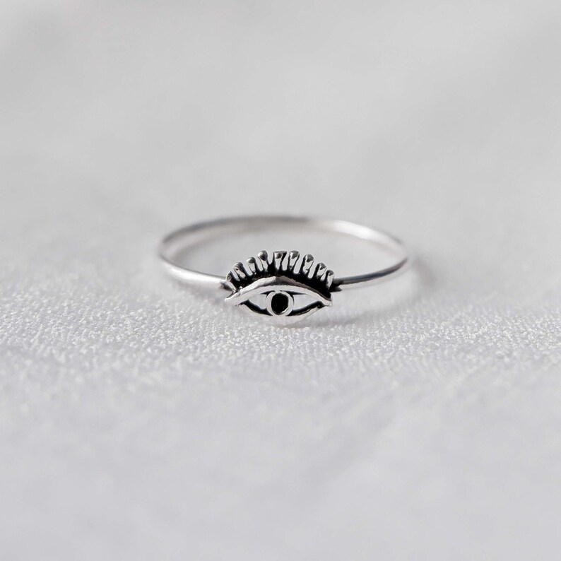 Sterling Silver Eye Ring Protection Jewelry Spiritual Rings - Etsy