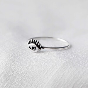 Sterling Silver Eye Ring, Protection Jewelry, Spiritual, Rings for ...