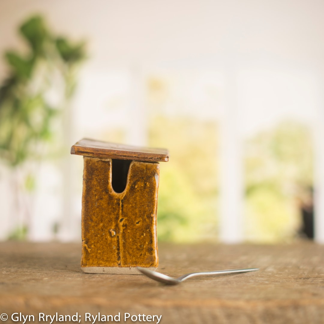Rustic Handmade Square Lidded Pot. Table Jam or Marmalade Jar. - Etsy