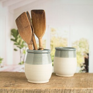 Pottery Utensil Pot, Kitchen Utensil Pot. - Etsy