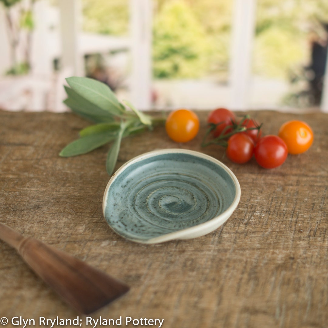 Spoon Rest Rustic Handmade Pottery - Etsy UK