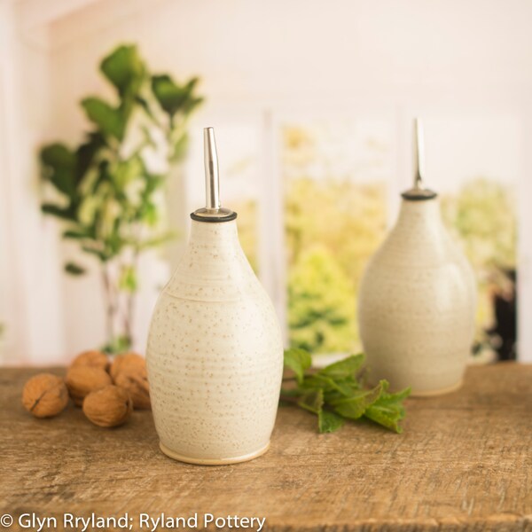 Ceramic Oil Bottle - Etsy