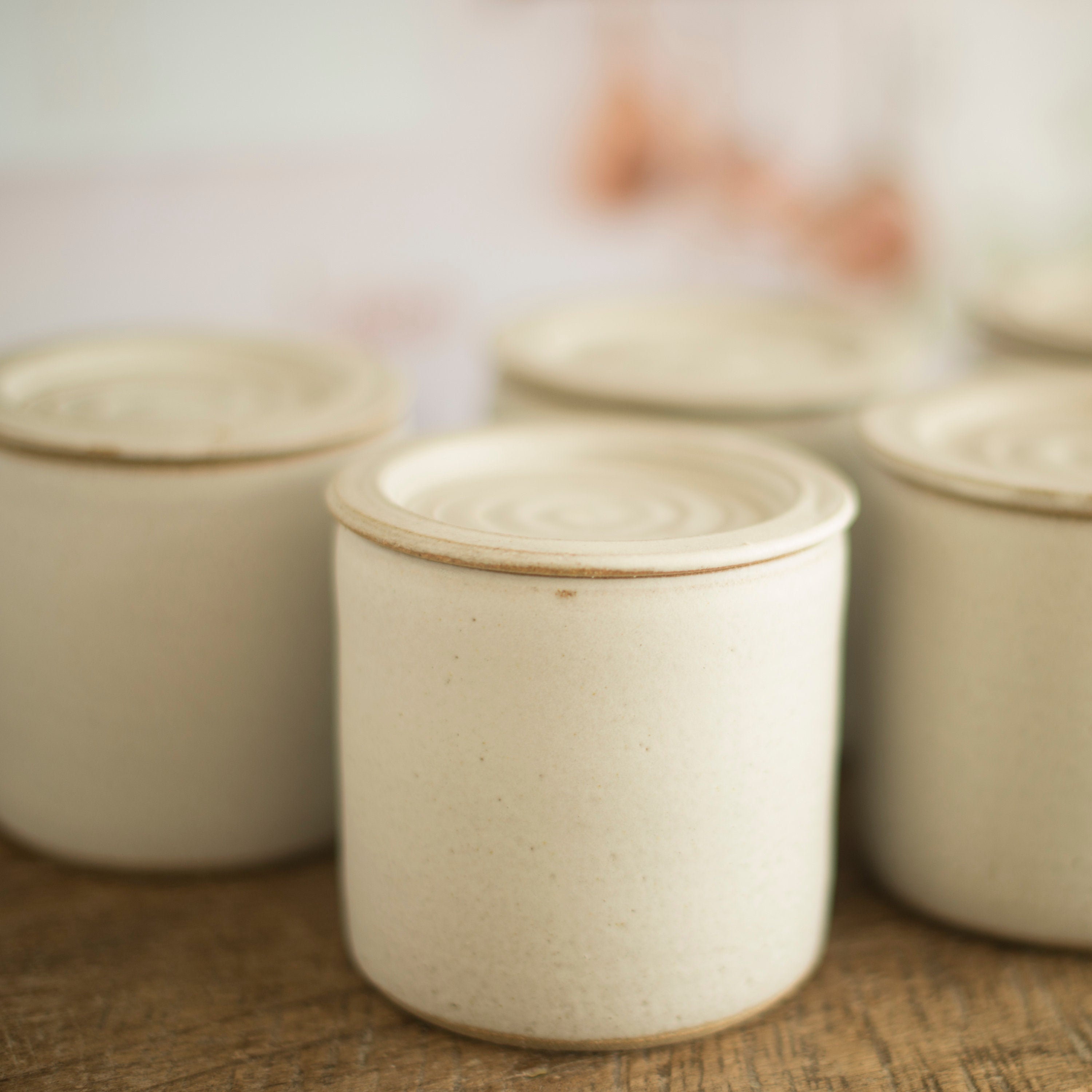 Handmade Pottery Storage Jar With Lid - Etsy