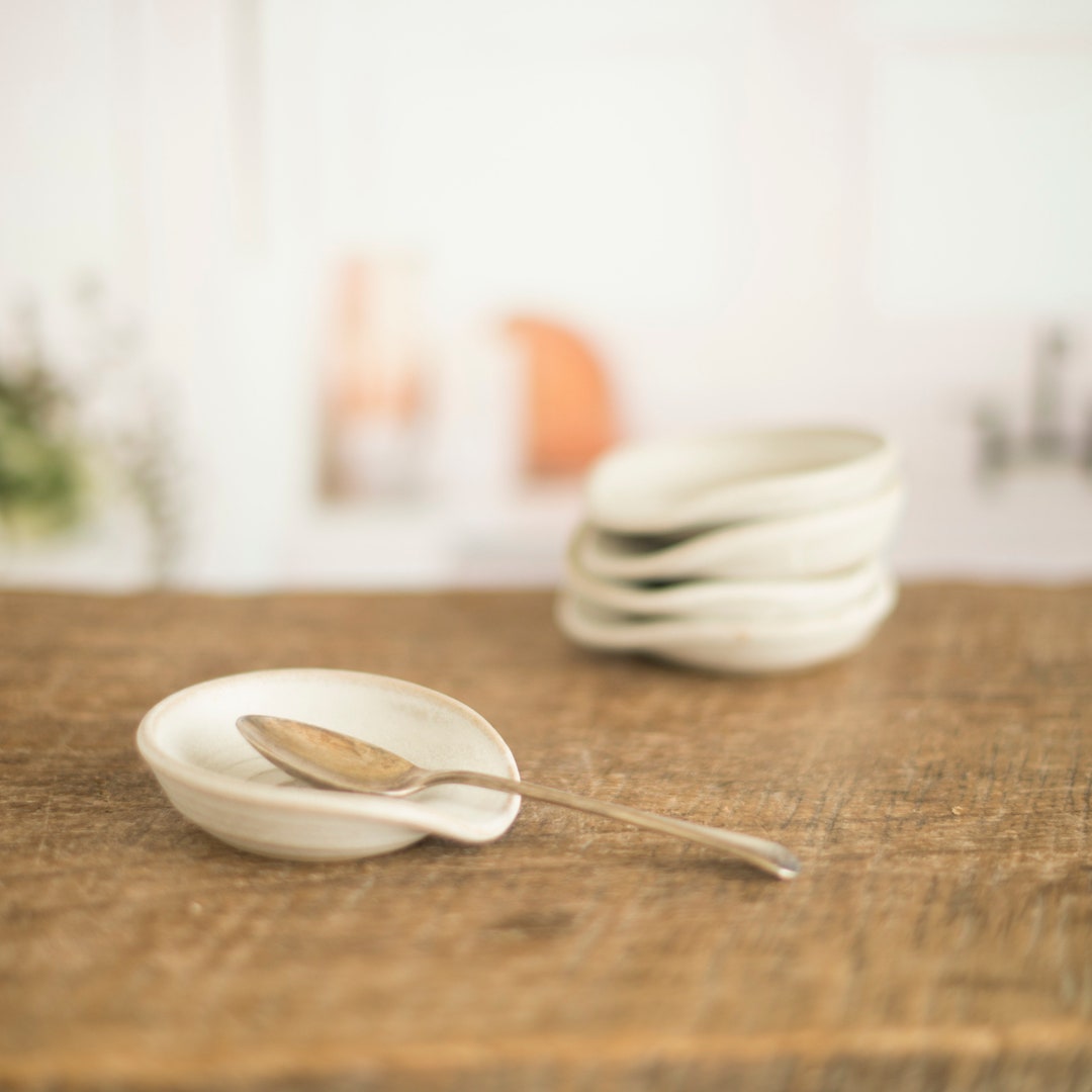 Teaspoon Rest Handmade Pottery - Etsy UK