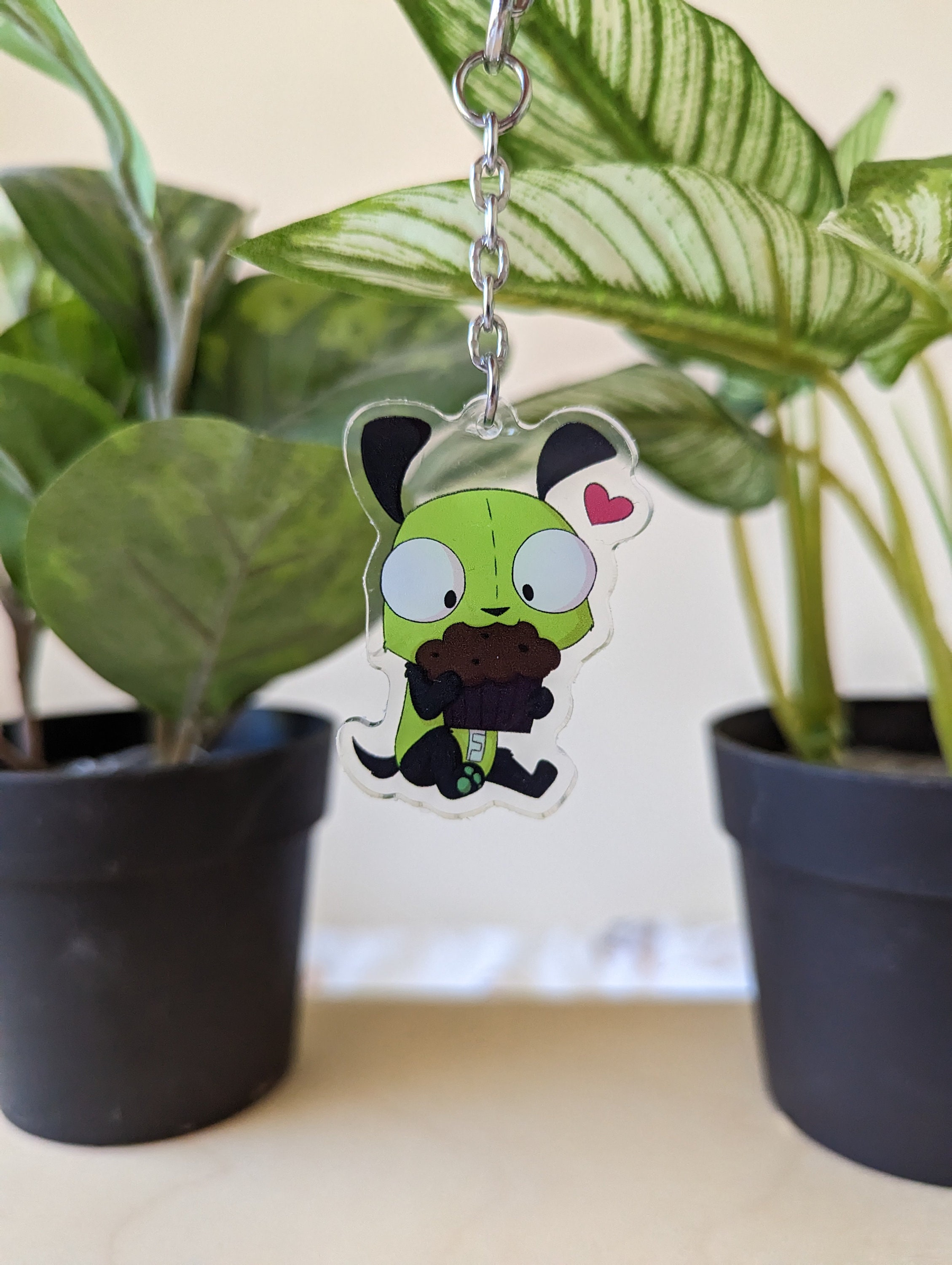 Invader Zim GIR Acrylic Charm - Etsy