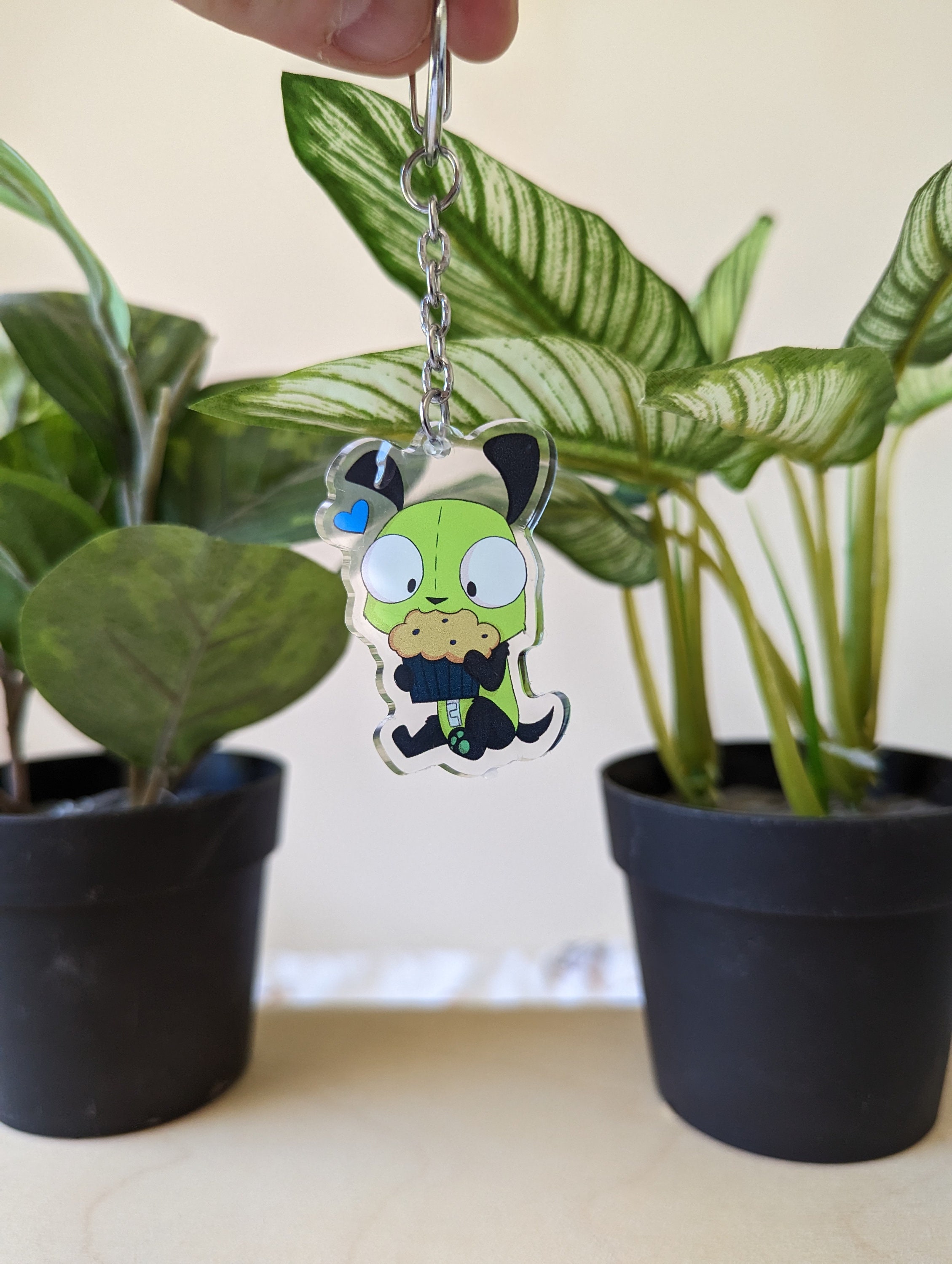 Invader Zim GIR Acrylic Charm - Etsy