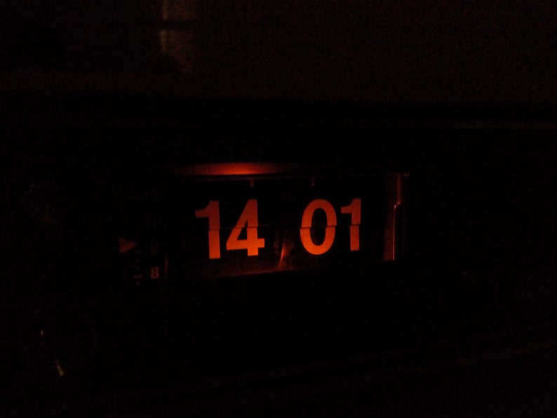 Rare to Find Flip Clock Skyton RD-500 Flip Numbers Clock and Radio ...