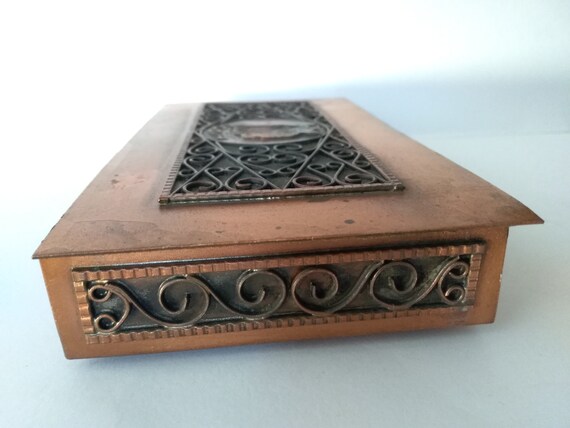 Retro Copper Box Vintage Jewelry Box Design box Colle… - Gem