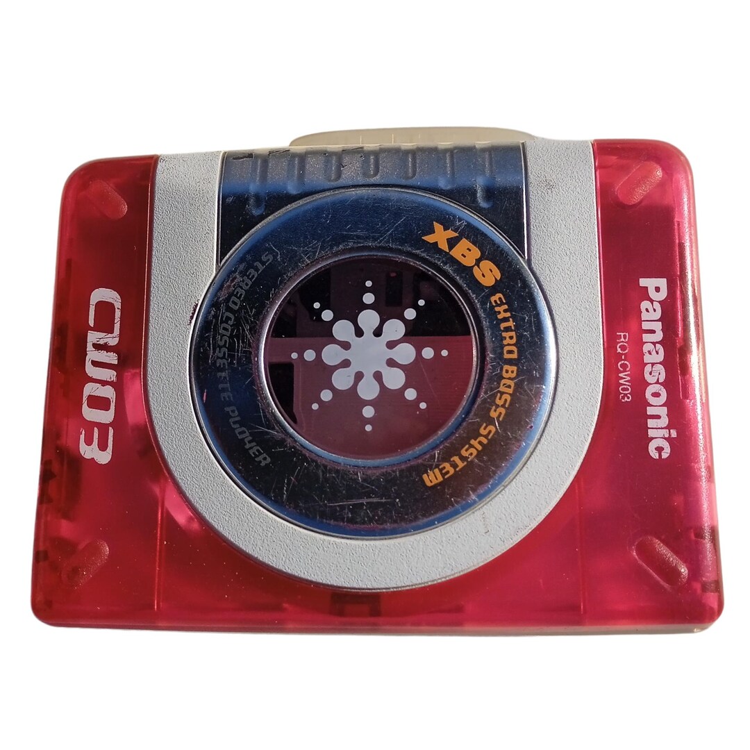 Panasonic RQ-CW03 Pink Transparent Walkman Stereo Personal Cassette ...