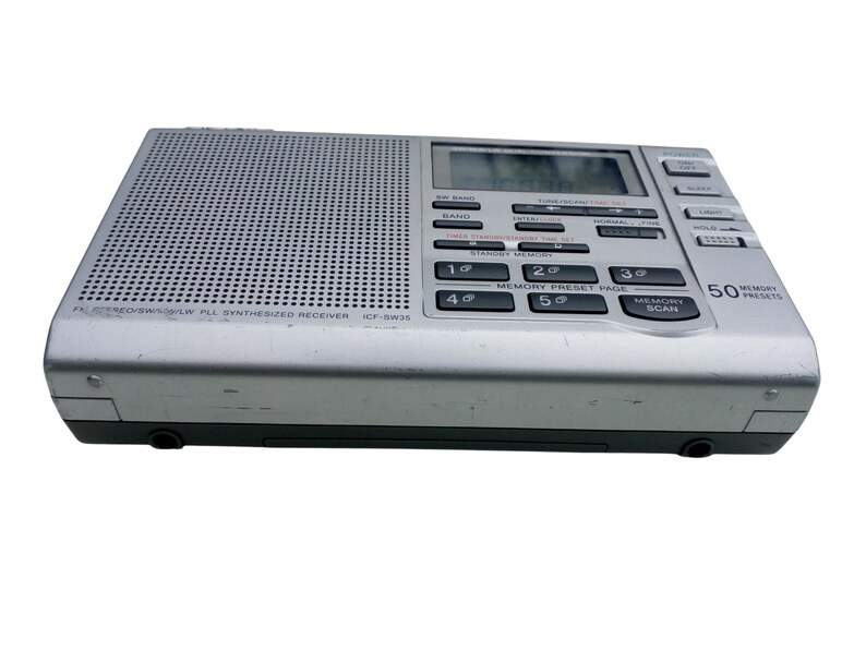 Sony ICF-SW35 PLL Synthesized Receiver FM Stereo Sw Mw Lw Radio World ...