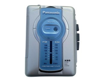 Panasonic RQ E15V AM/FM Auto-reverse Cassette Player Vintage Portable ...