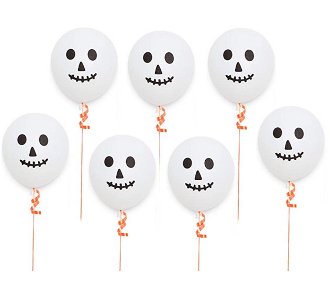 Ghost Face Balloon | Ghost Boo Balloons | Halloween Kid Parties ...