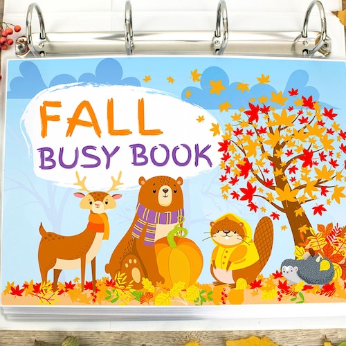 Preschool Busy Book Toddler Busy Book Preschool Printable - Etsy