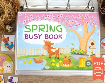 Toddler Busy Book - Etsy