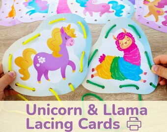 WEATHER Lacing Cards. Printable Fine Motor Skill Tying Toy for | Etsy