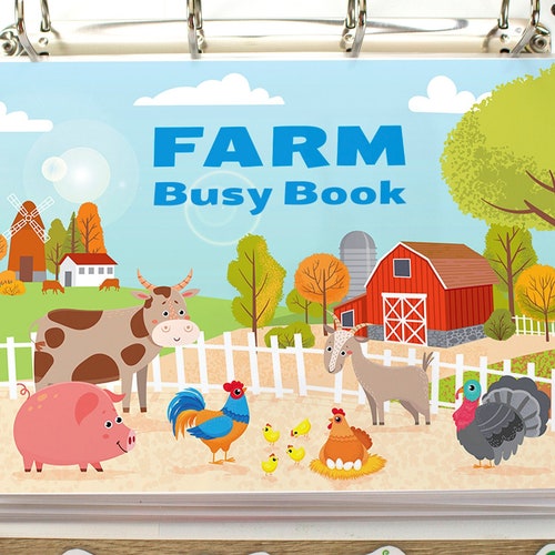 Preschool Learning Binder Printable Toddler Busy Book Quiet - Etsy