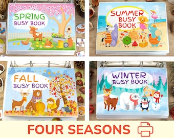 Toddler Busy Book Printable Preschool Learning Binder - Etsy