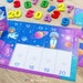 Space Theme Number Puzzle 1 20. Printable Preschool Activity | Etsy