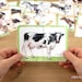 Farm Animals Puzzle Pairs: Toddler Learning Activity. Match - Etsy