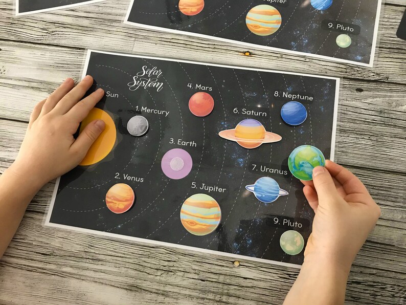 Solar System Printable for Preschool Pre-k Kindergarten | Etsy