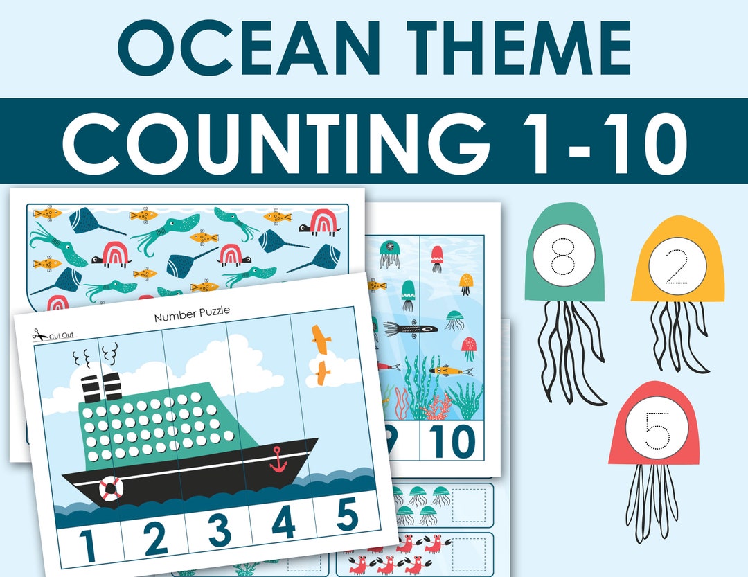 Numbers and Counting Busy Book Pages for Toddlers & - Etsy